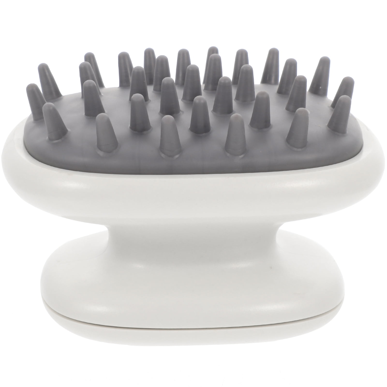 Scalp Scrubber Shampoo Massager Brush Scalp Scalp Brush Dandruff Shampoo Brush Portable White