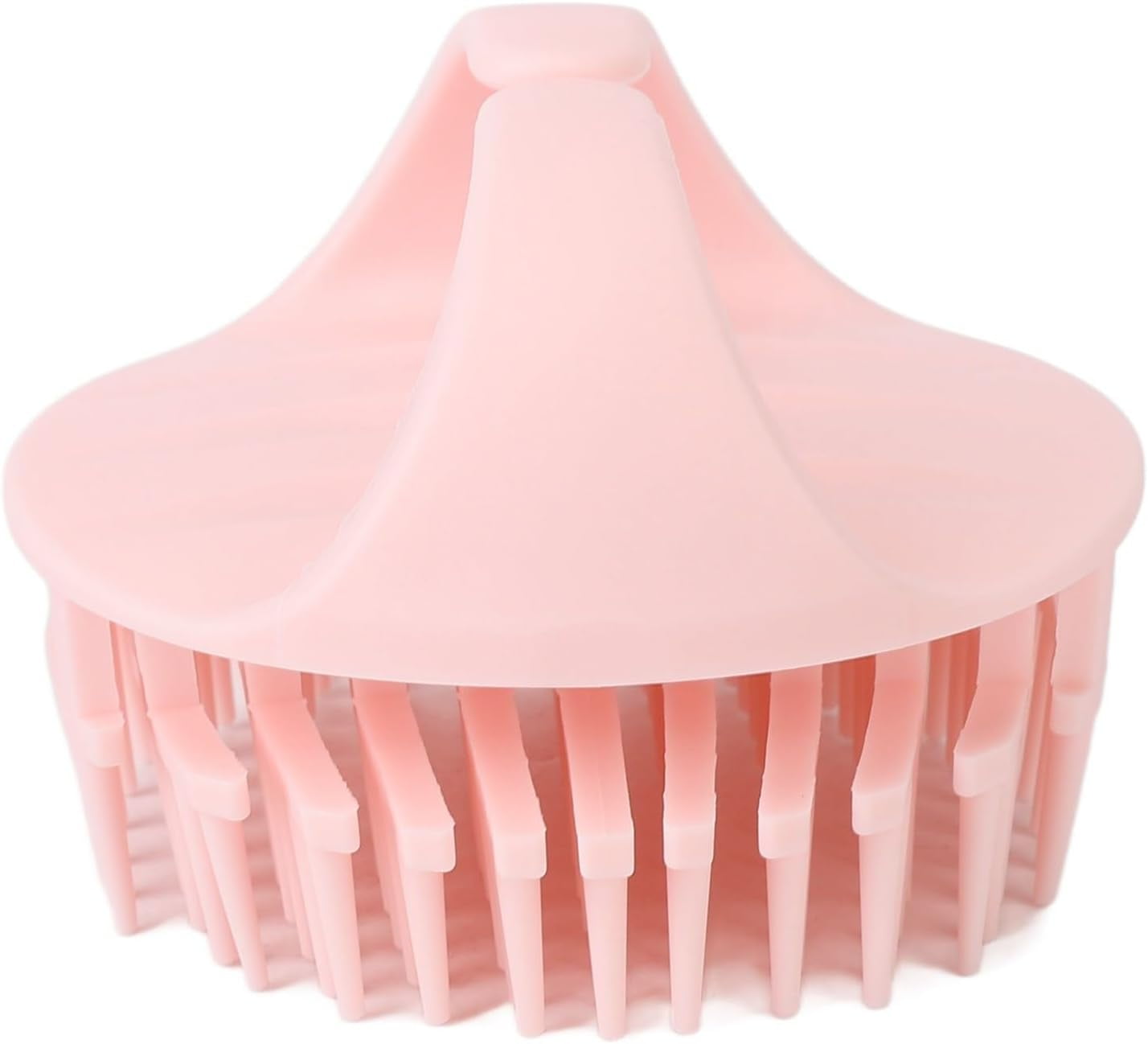 Scalp Scrubber, Wet Dry Dual Use Good Elasticity Soft Silicone Bristles ...