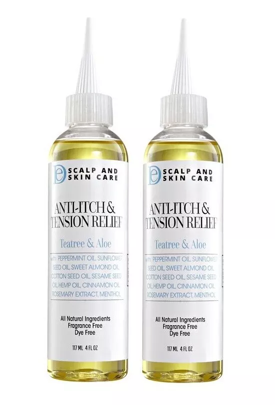 Scalp & Skin Care Anti-Itch Relief Tea Tree & Aloe 4oz (2-pack ...