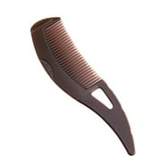 YEAUEME Bald Man Joke Comb Portable Small Wood Fake Hair Brush Toy Bald ...