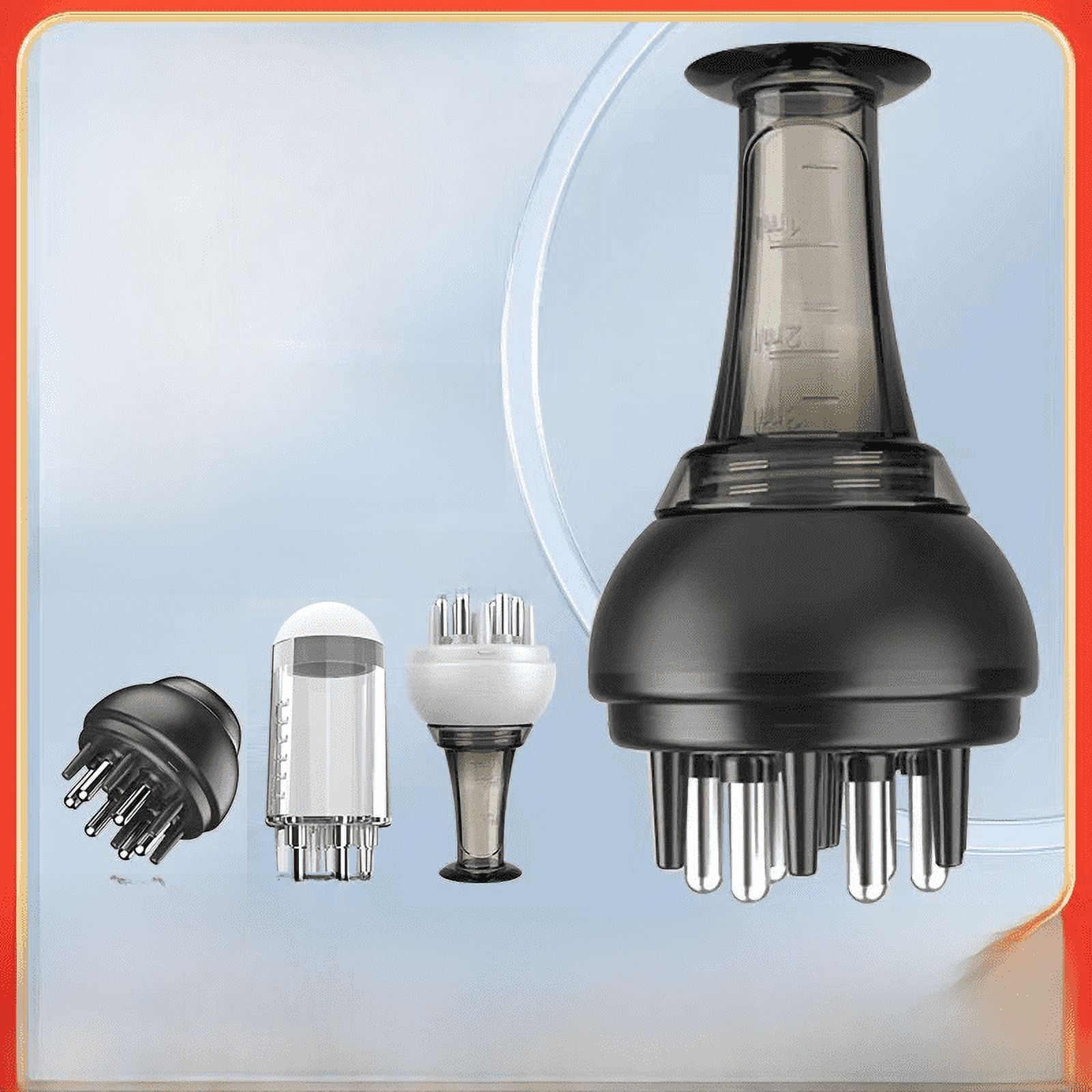 Scalp applicator head applicator hair growth liquid ball massage ...