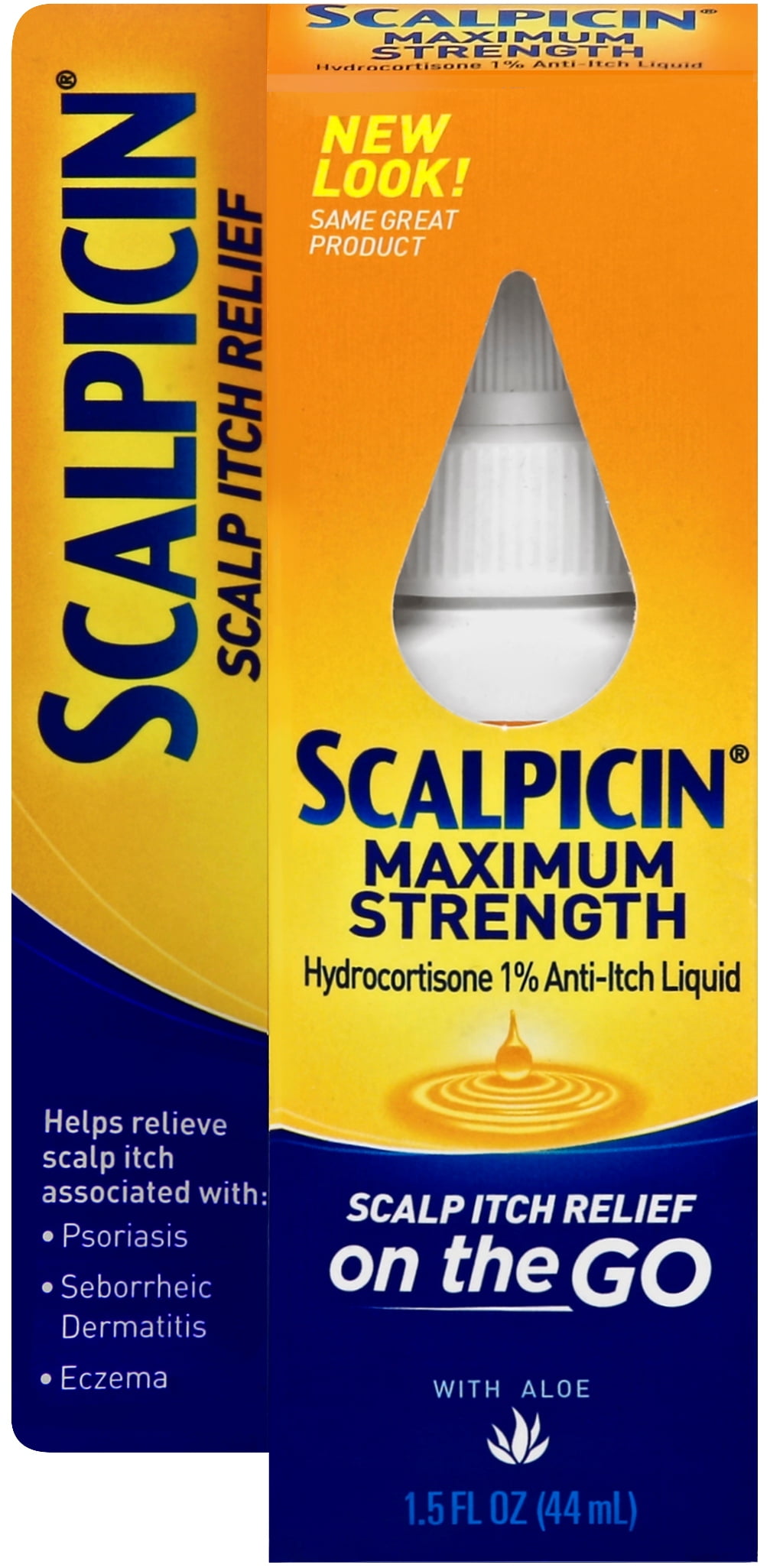 Scalpicin Scalp Itch Treatment, 1.5 fl oz, Max Strength HSA/FSA ...