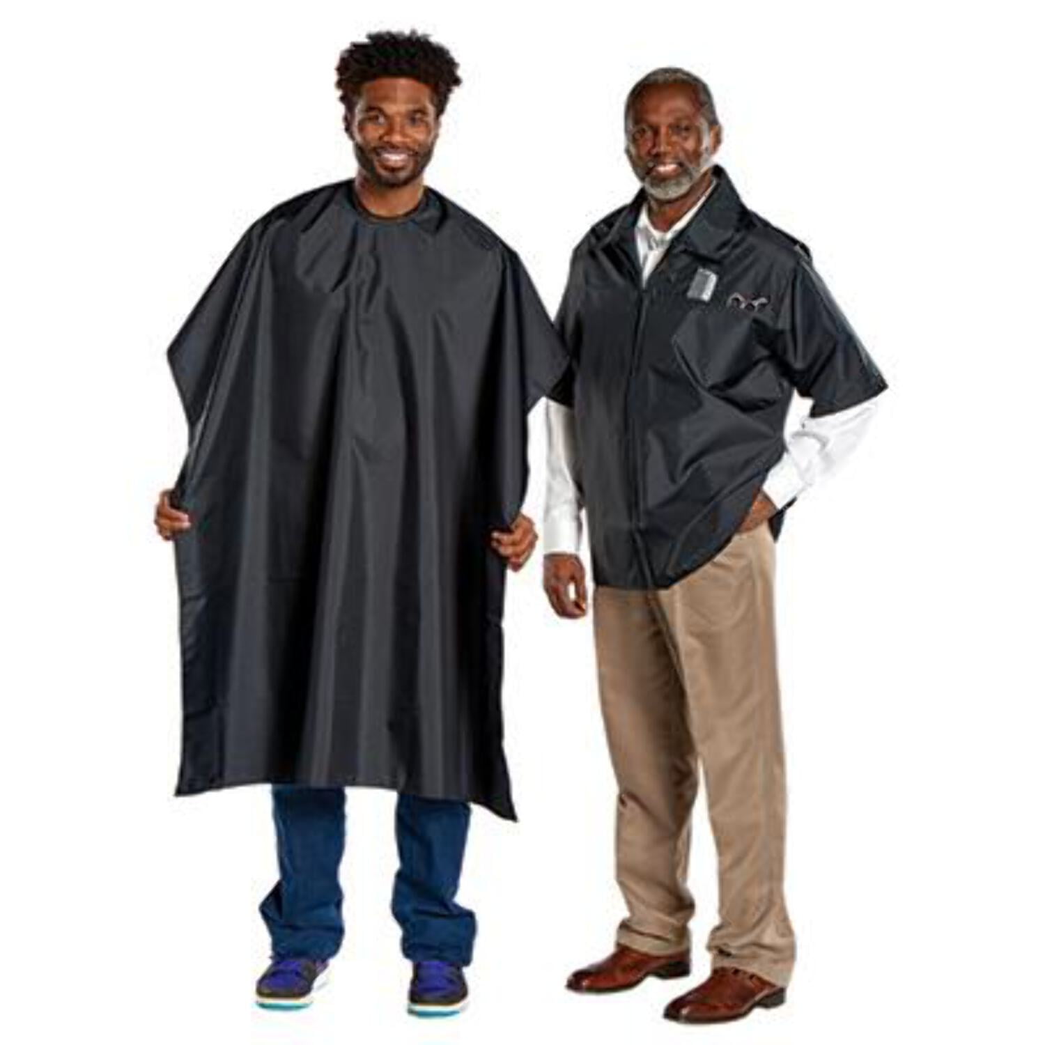 Scalpmaster Barber Jacket & Cutting Cape Set, Black - Walmart.com