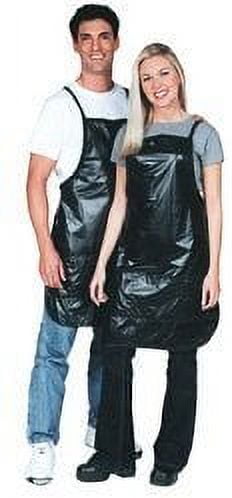 Scalpmaster Vinyl Operator Apron Black for Hairdresser Salon with Waist ...