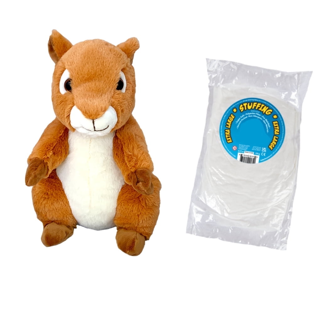 Plush Gear Scamper the Squirrel 16" Stuffed Animal with DIY Kit – Soft ...