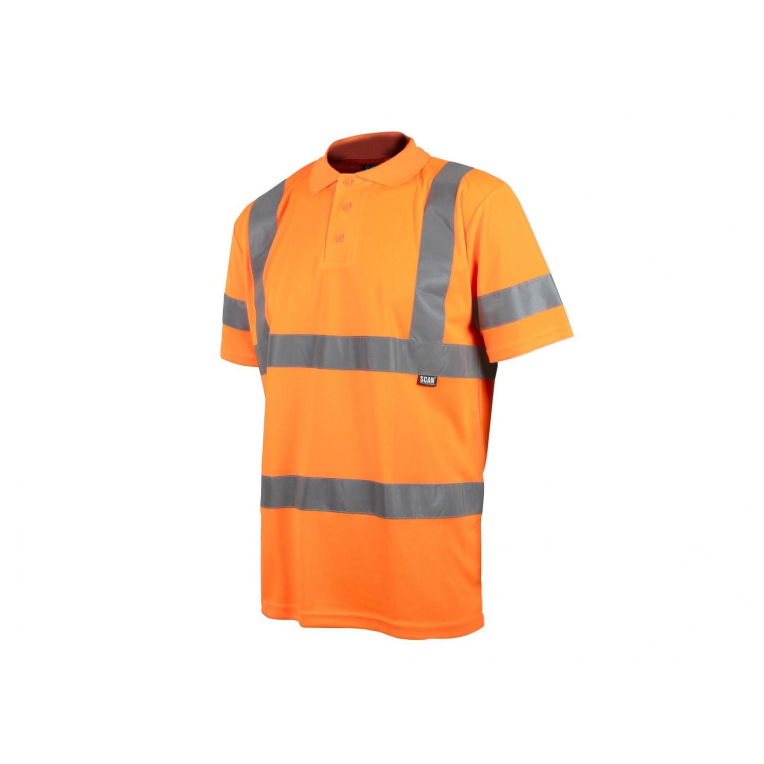 Scan Hi-vis Orange Polo Shirt - Walmart.com
