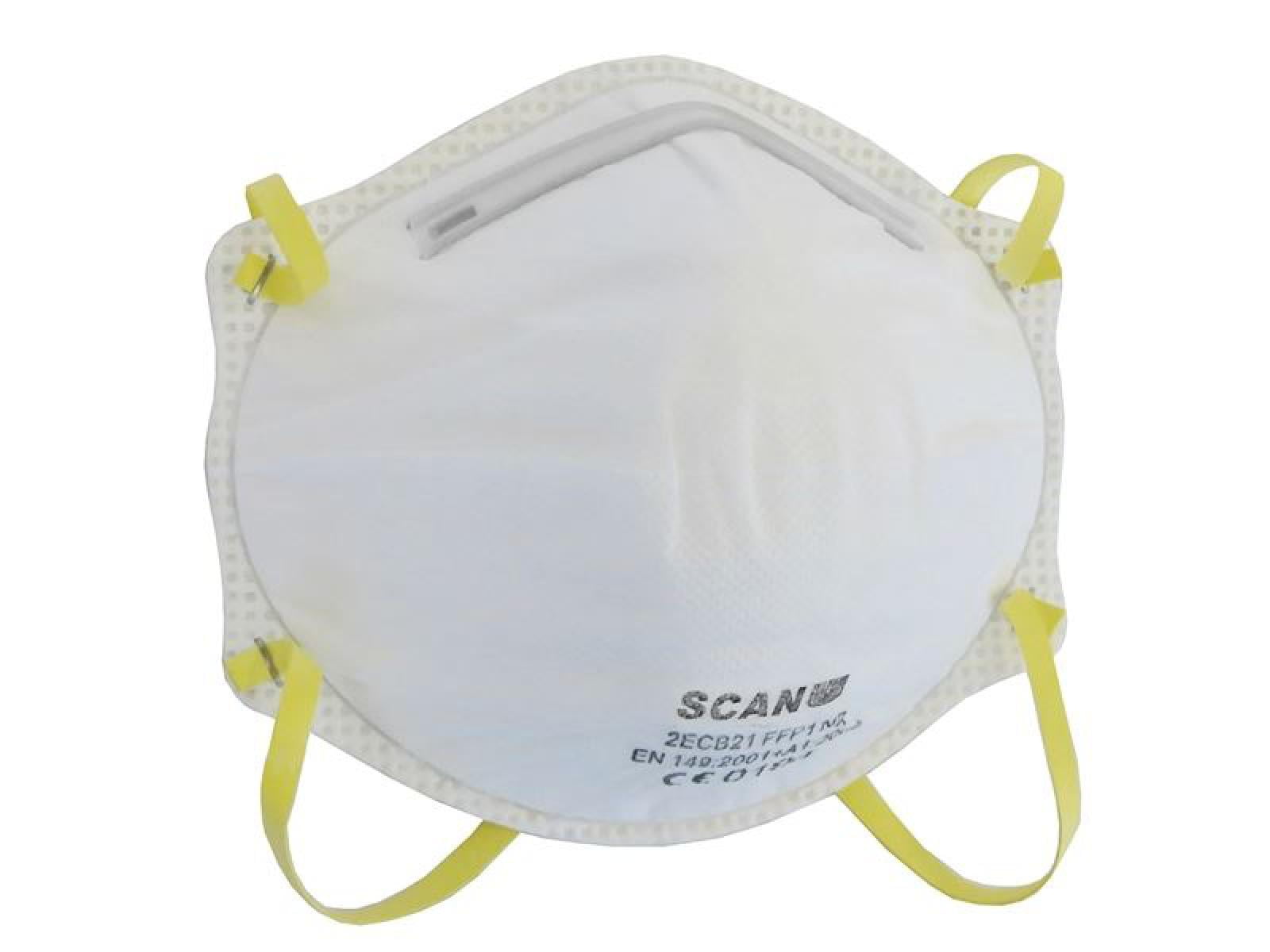 Scan - Moulded Disposable Mask FFP1 (Pack of 3) - Walmart.com