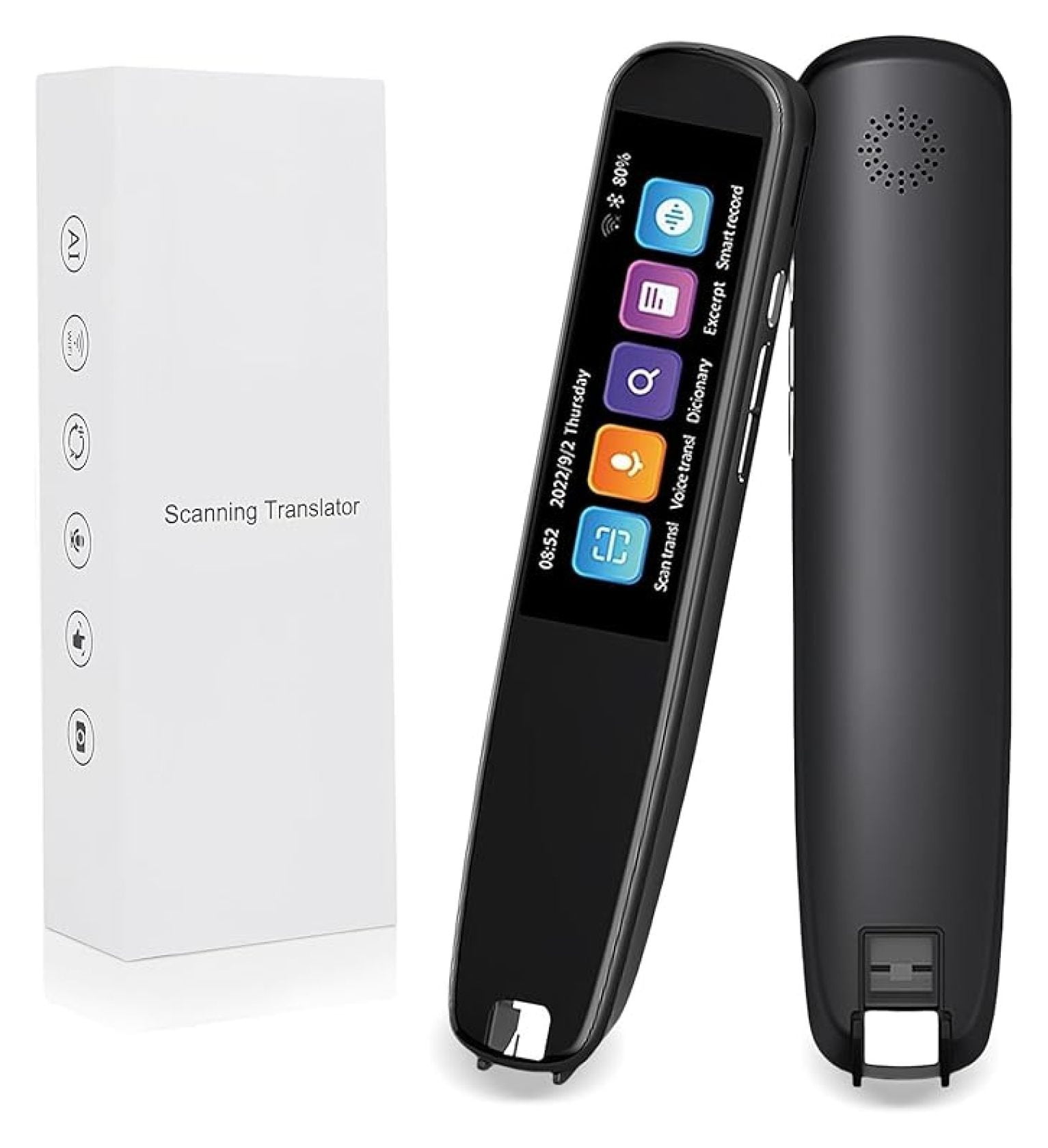 Scan Reader Pen, OCR Digital Pen Reader, Text to Speech Reading Pen, Smart recoring Pen for ...