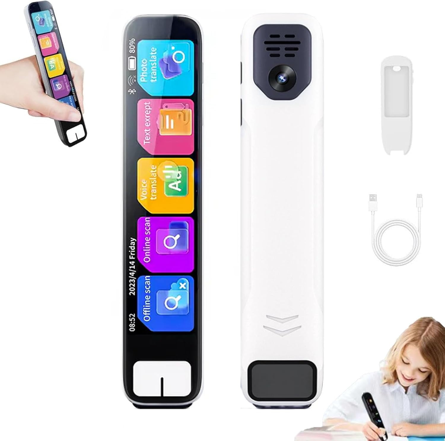 Scan Sense Pen, Smart Pen - Instant AI Answers for Math, History & More ...