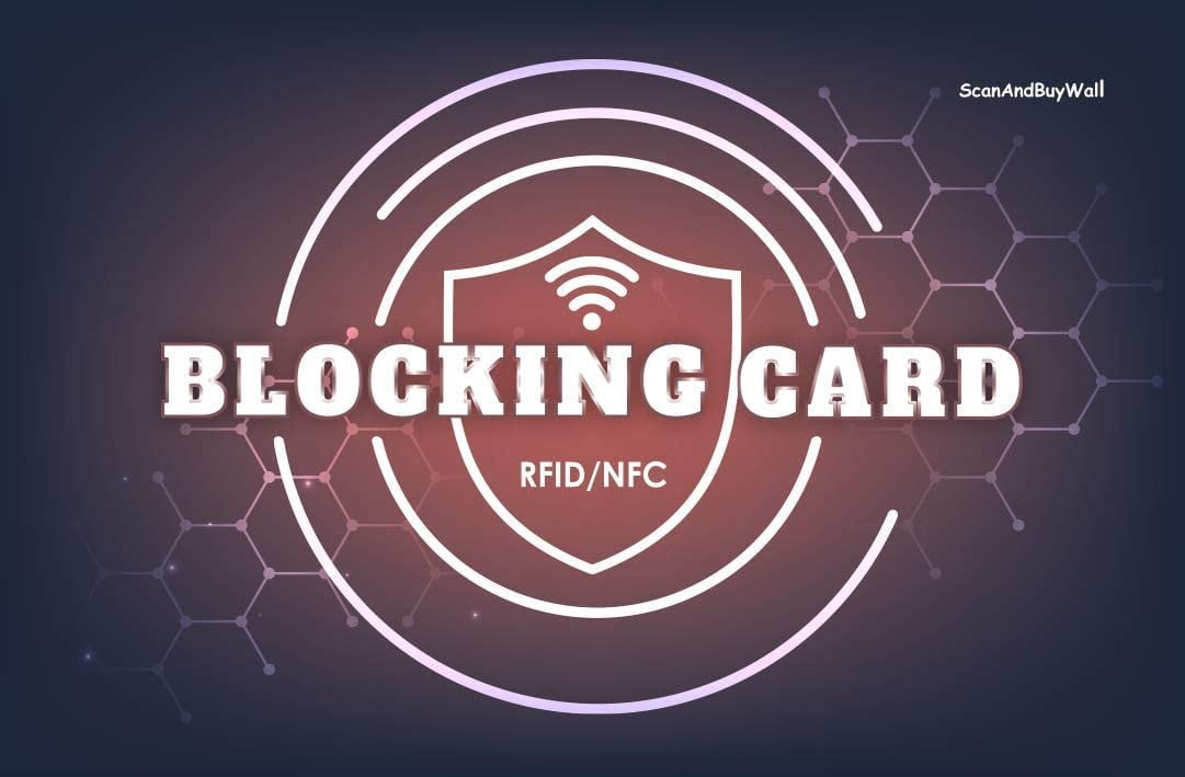 ScanAndBuyWall - 4 RFID/NFC Blocking Cards - NFC Contactless Cards and ...