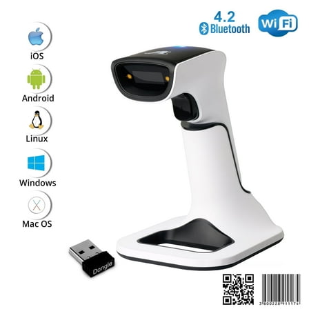 Star Micronics Wireless Bluetooth 1D/2D Barcode Scanner - Black ...
