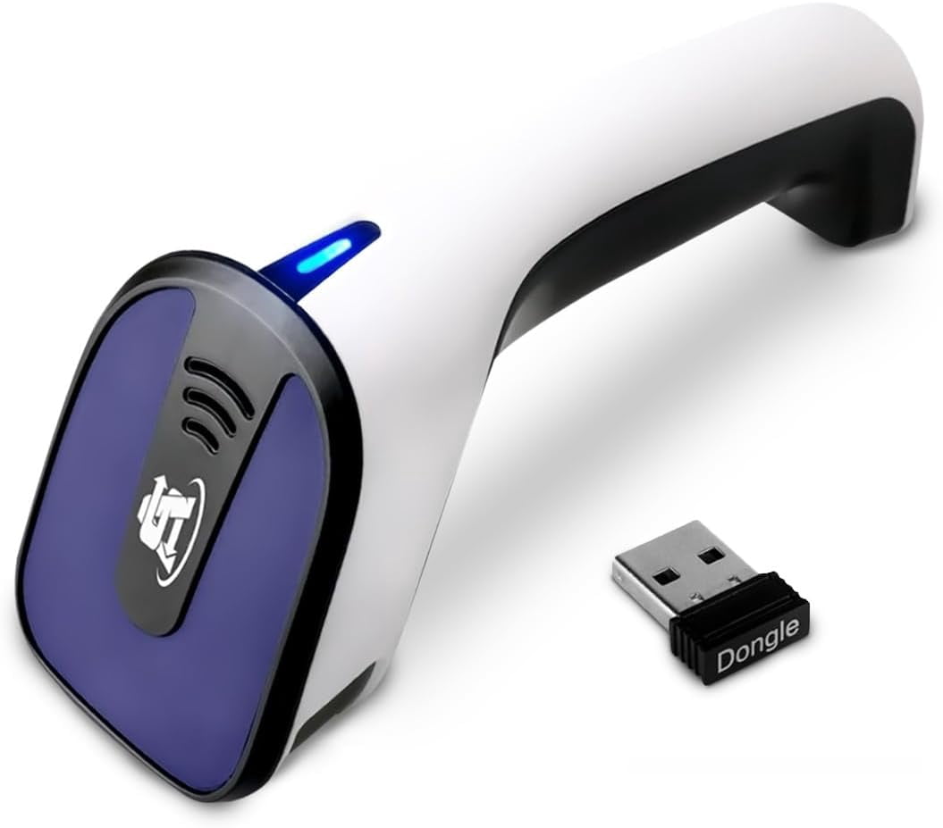 ScanAvenger Wireless Portable 1D with Stand Bluetooth Barcode Scanner ...