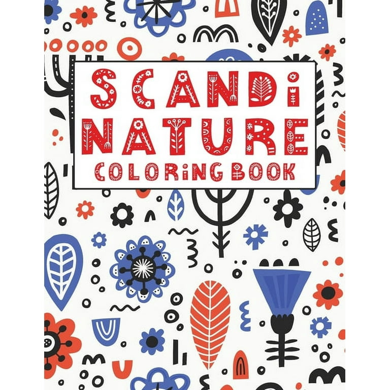 kids nature coloring book