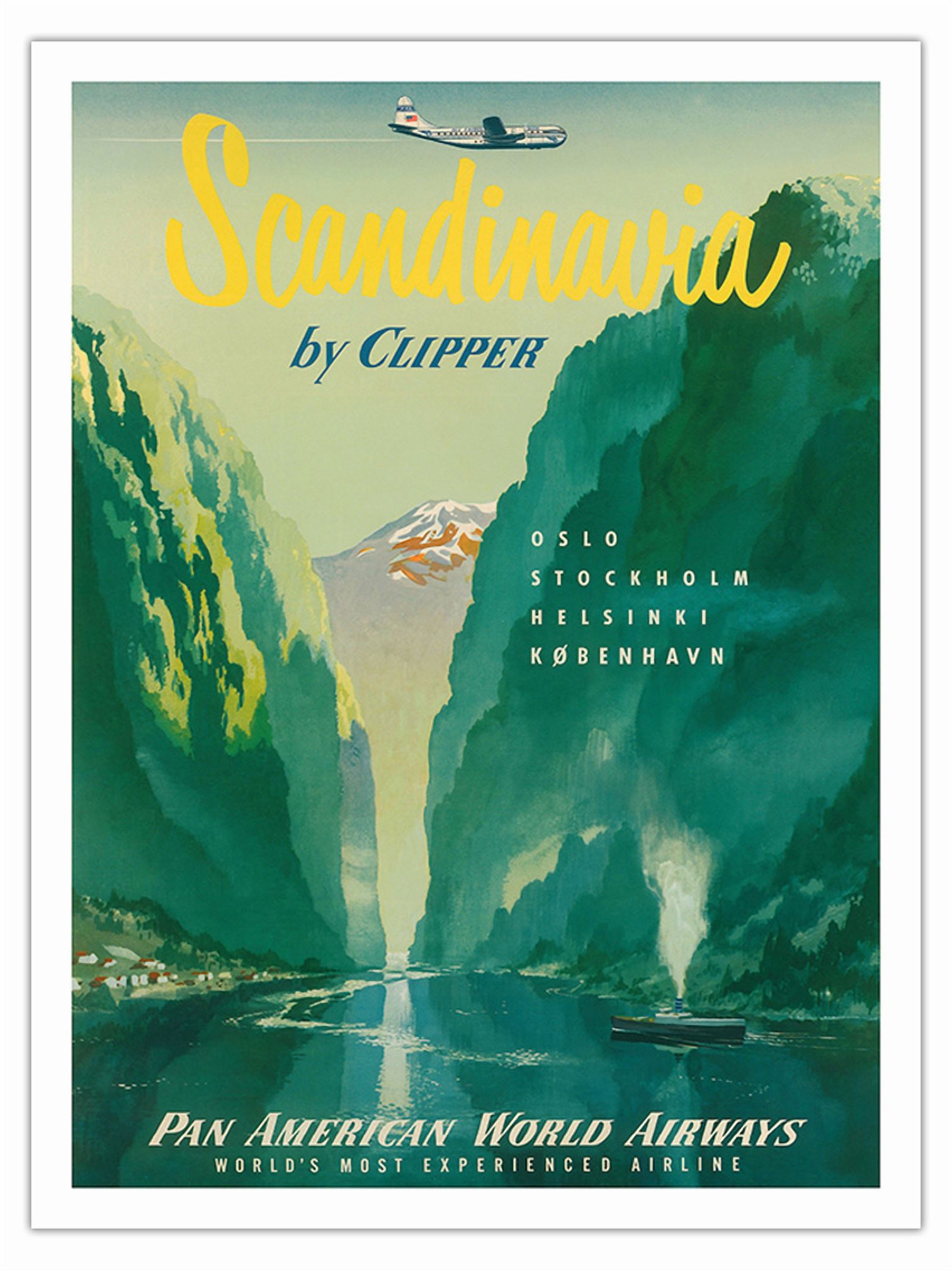 Scandinavia by Clipper - Copenhagen - Norwegian Fjords - Vintage ...