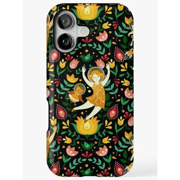 Scandinavian Astronauts Art Phone Case for iPhone 11 12 13 14 15 16 17 ...