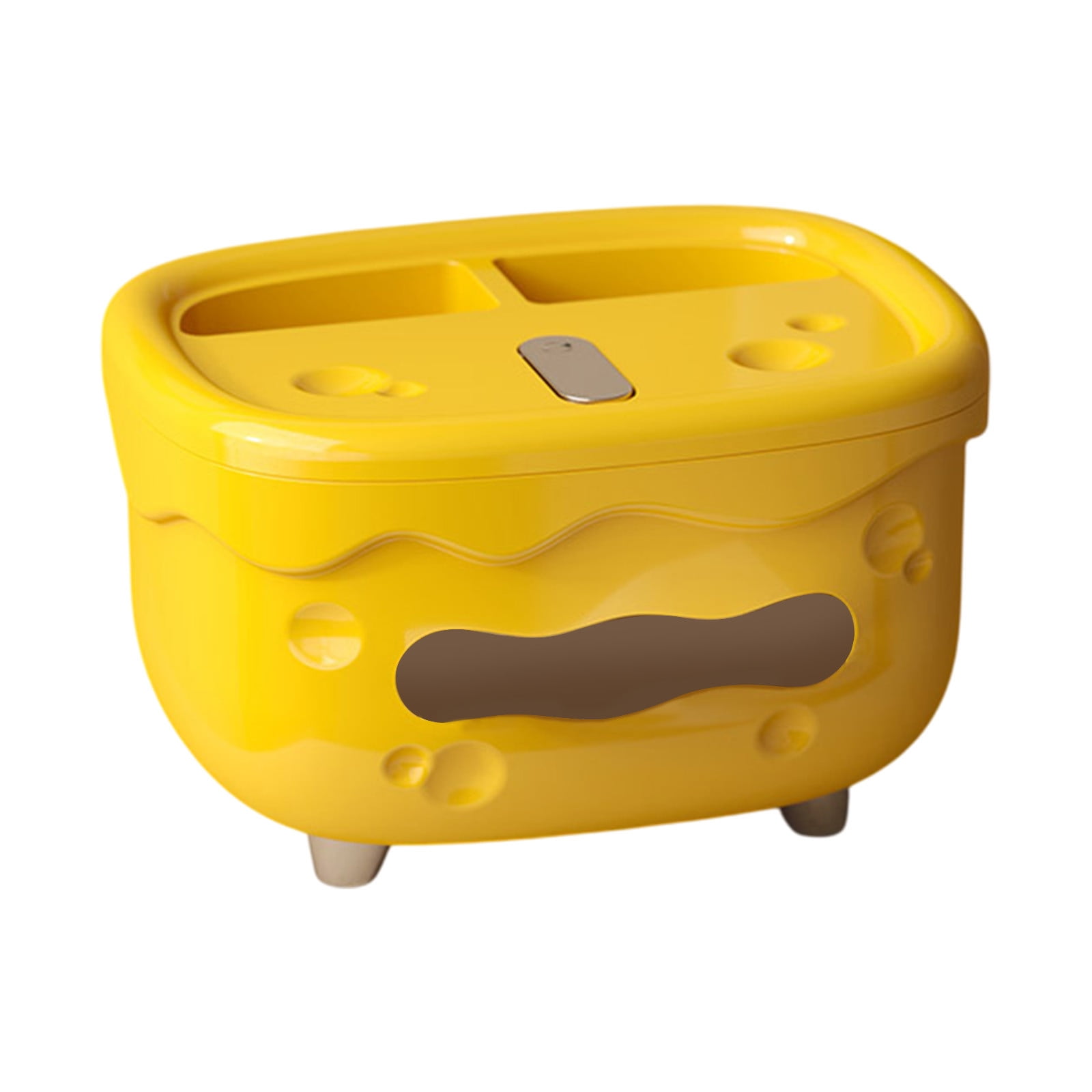 Scandinavian Composite Board Tissue Box with Drawer - 8.66in Plastic ...