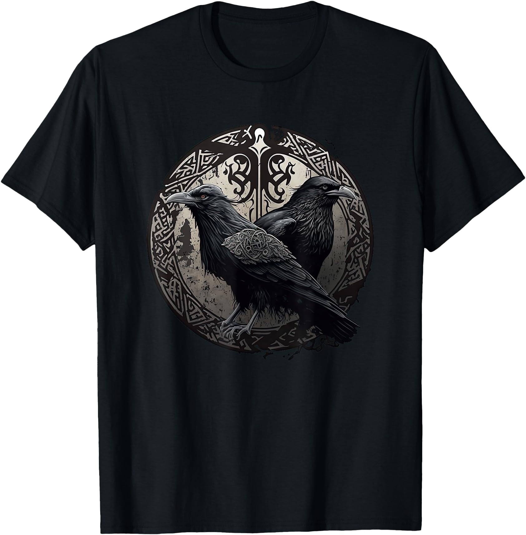 Scandinavian Odin Ravens T-Shirt for Men Women Kids,Light Pink color ...