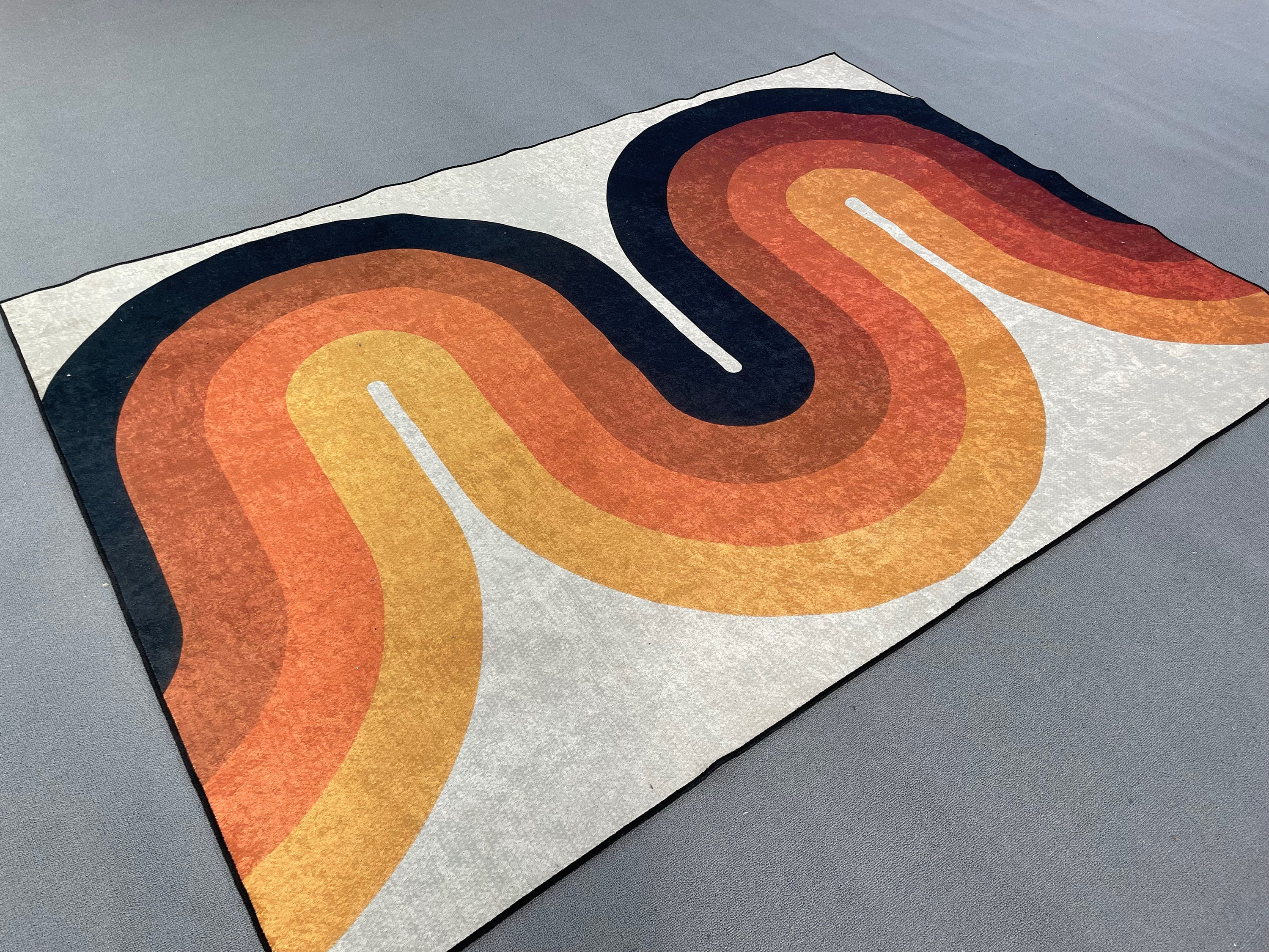 Scandinavian Style Rug, Boho Rugs, Mid Century Rug, Modern Rugs, 3D Printeds Rug, Gift For Her ...