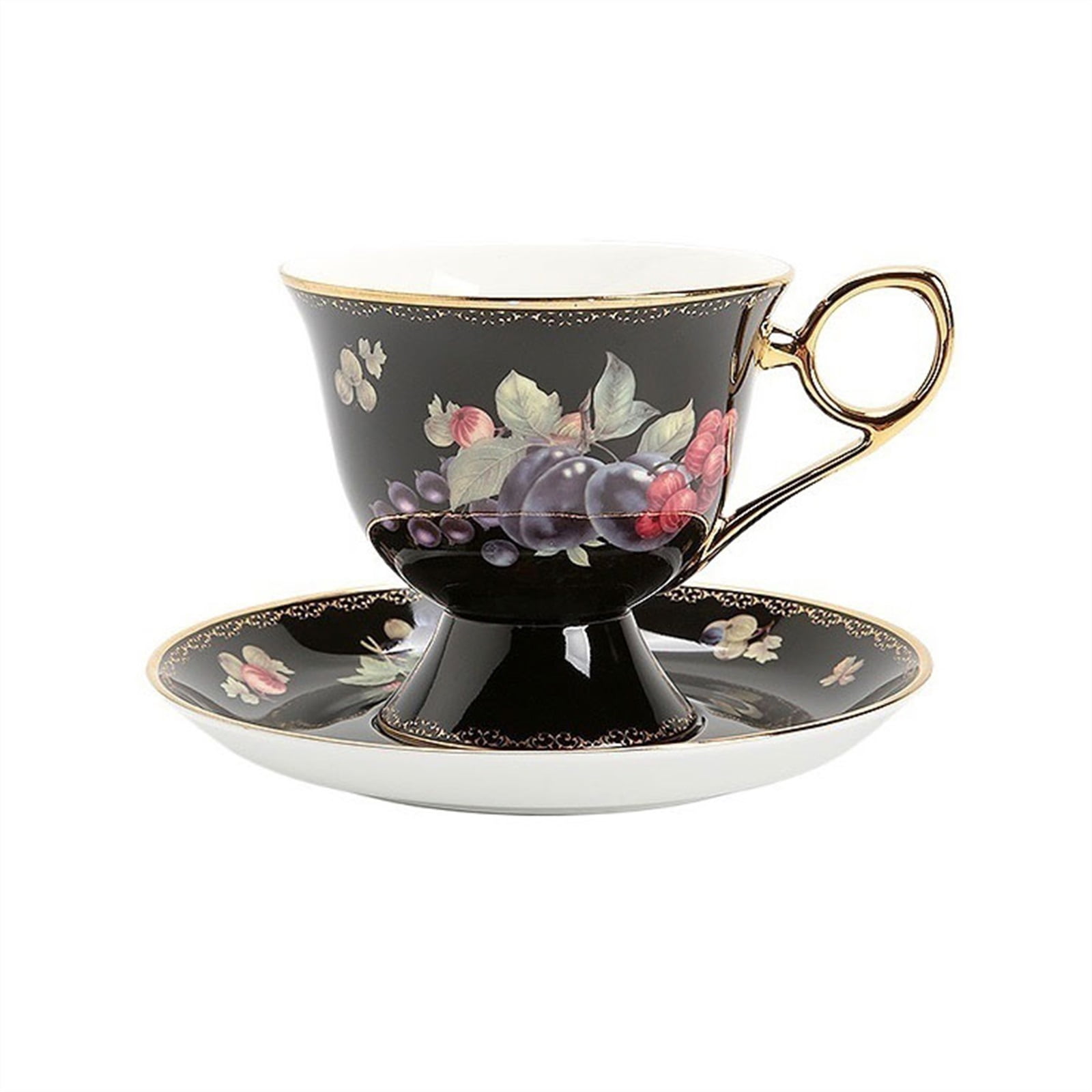 Scandinavian Tall Coffee Cups and Saucers Set British High-end ...