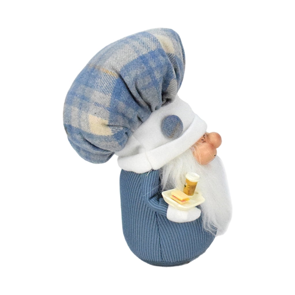Scandinavians Figurine Table Ornament Chefs Gnomes Plushies Tiered Tray ...