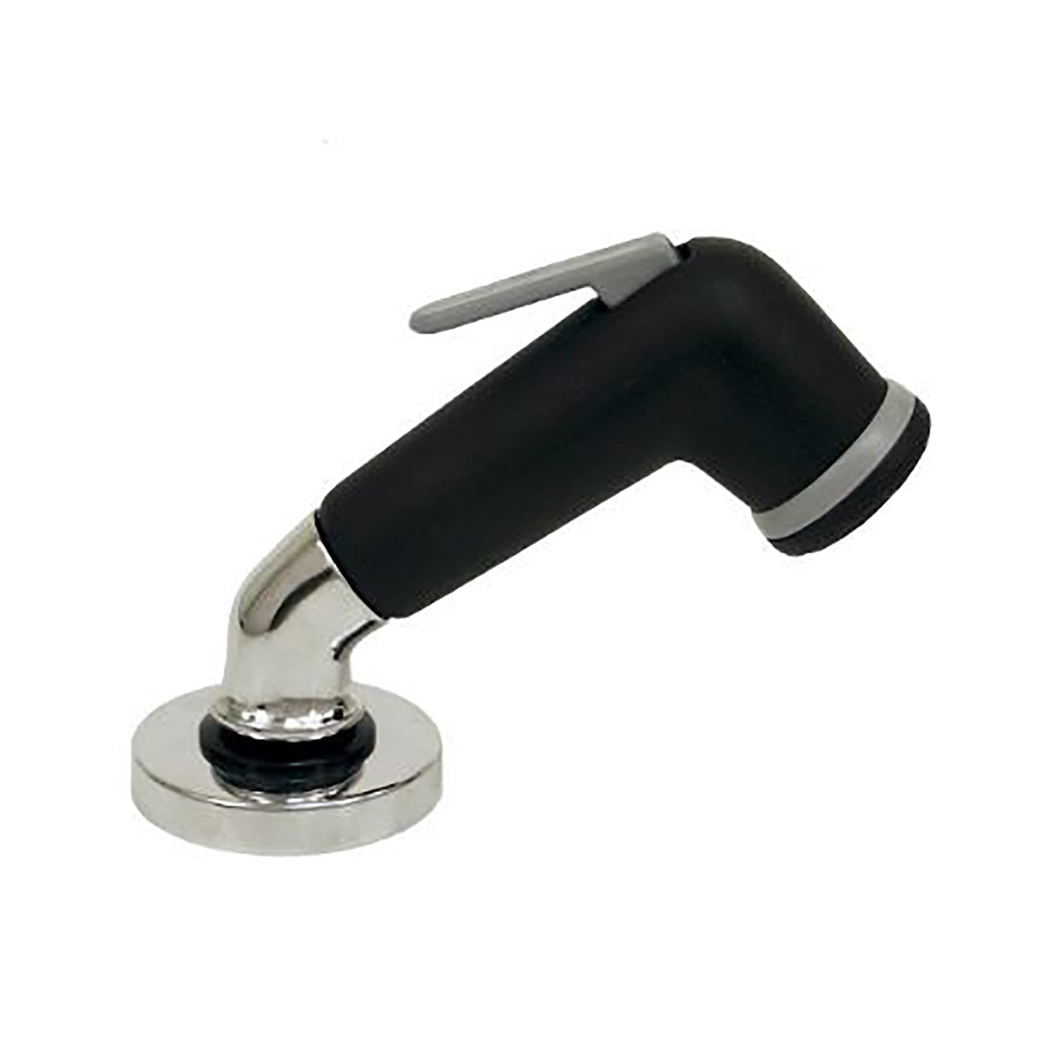 Scandvik 10192P Black Elbow Sprayer With 5' Chrome-Flex Hose - Walmart.com