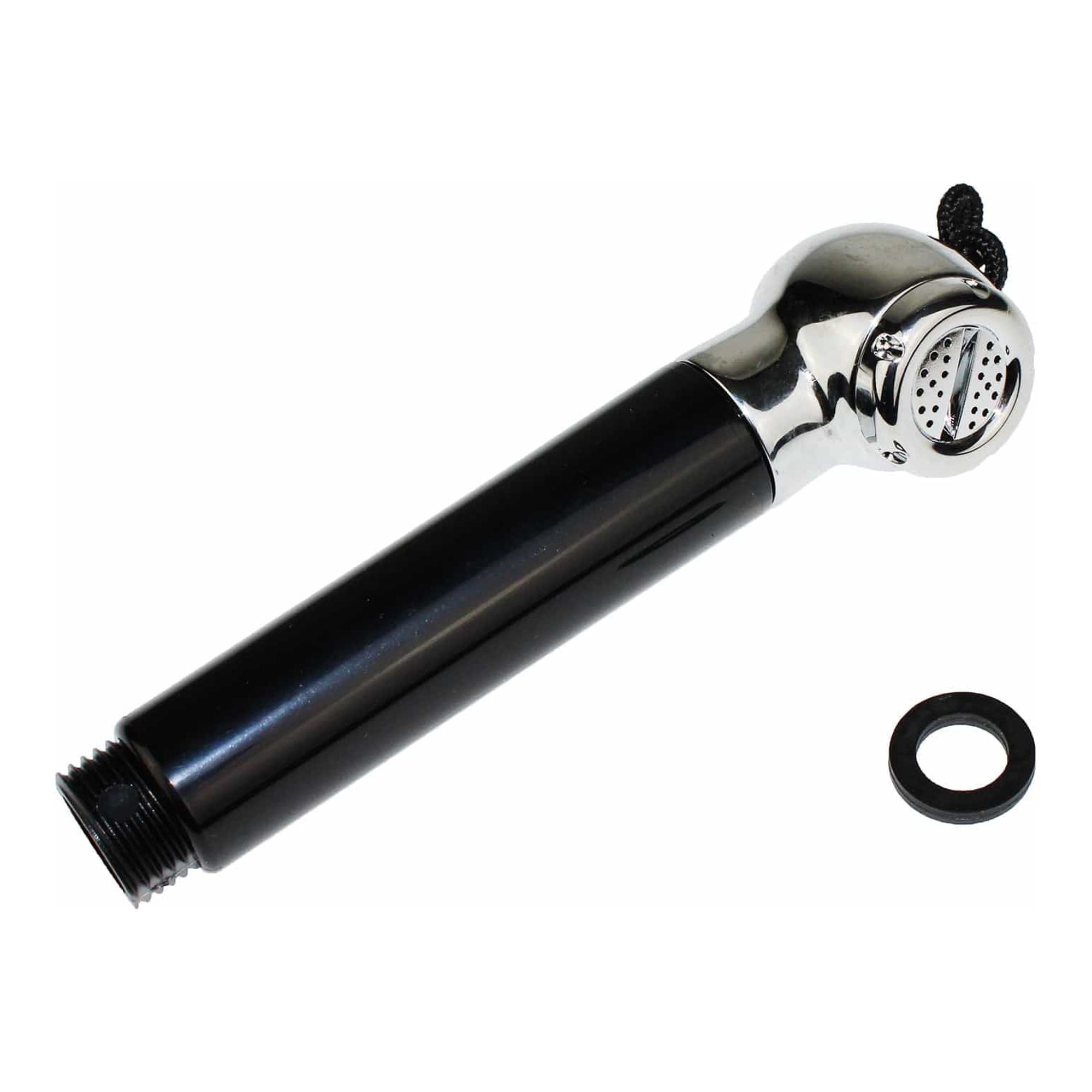 Scandvik 10297; Straight Push Button Sprayer Handle Black - Walmart.com
