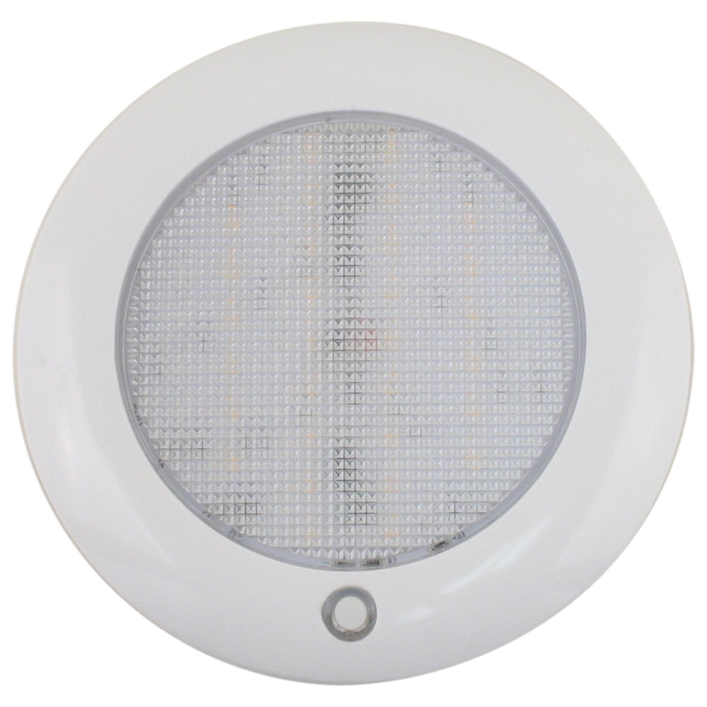 Scandvik 41461P LED Dual-Color Low Profile Dome Light, 5" White/Blue ...