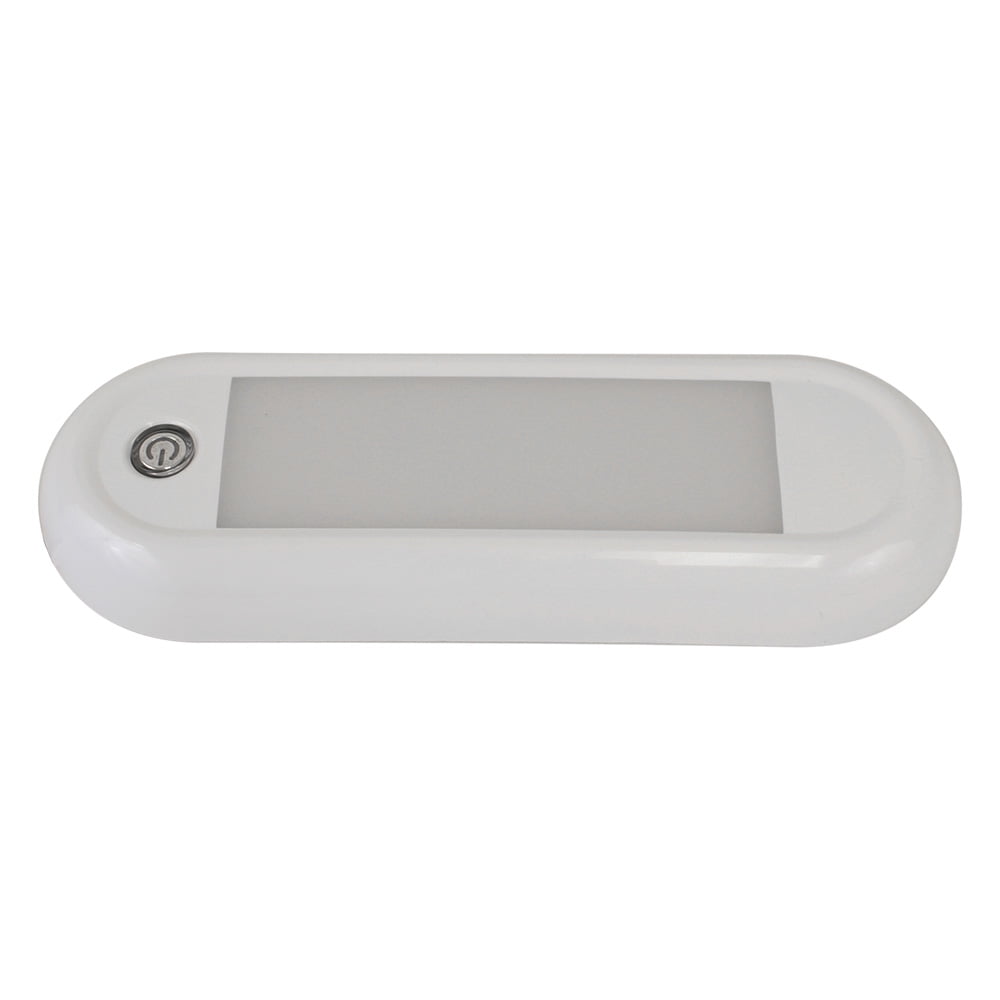 Scandvik 41322P 7 in. Oval Dome Light with Switch & Dimming for Boat ...