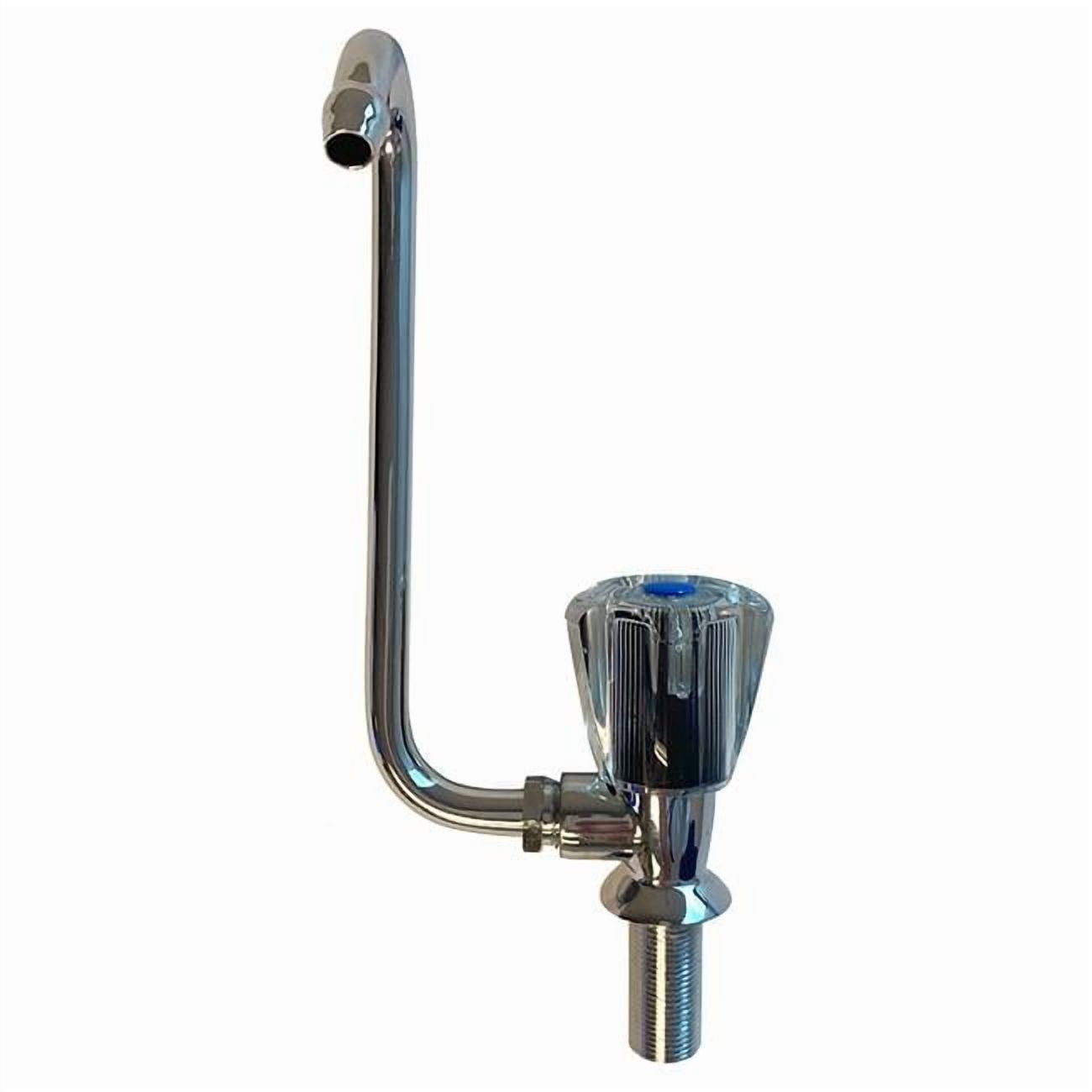 Scandvik Fold Up/Down Boat Tap, Clear Knob, Cold Water Faucet 10056 ...