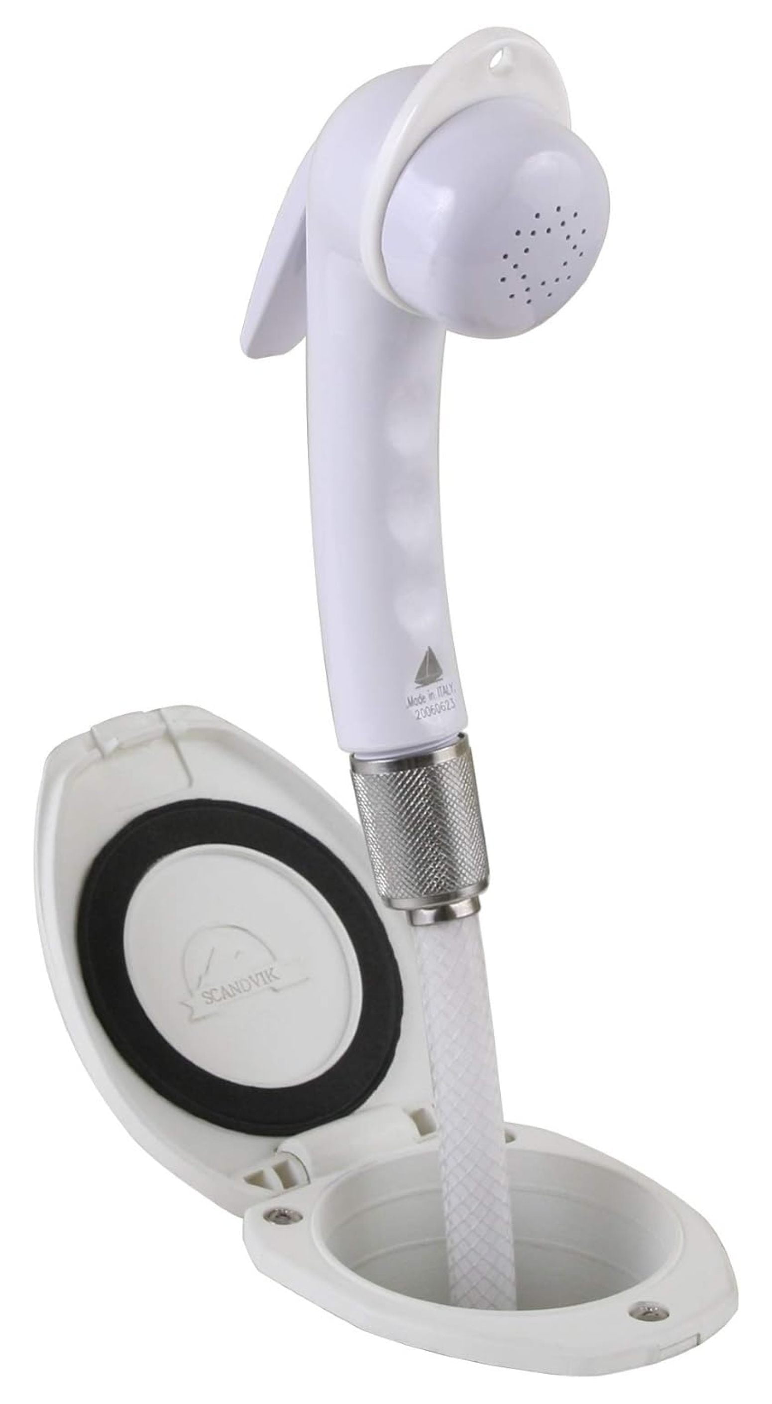 Scandvik Recessed Shower w/6' White Hose - Euro Trigger Sprayer ...