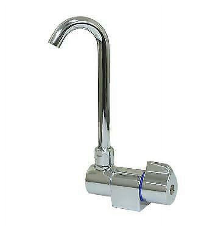 Scandvik Tall Tap w/Folding Spout - White Powder Coat Finish - Walmart.com