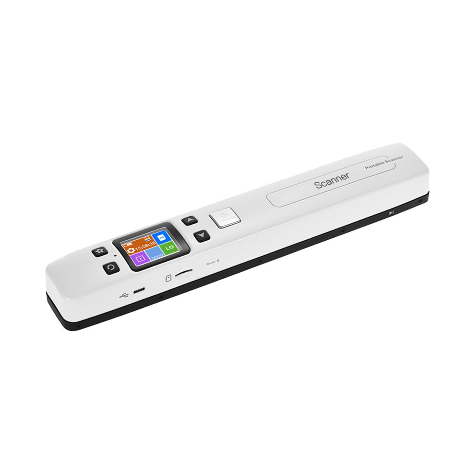 Scanner,Speed A4 Size Lcd Display Office Handheld Wand Scanner A4 Size ...