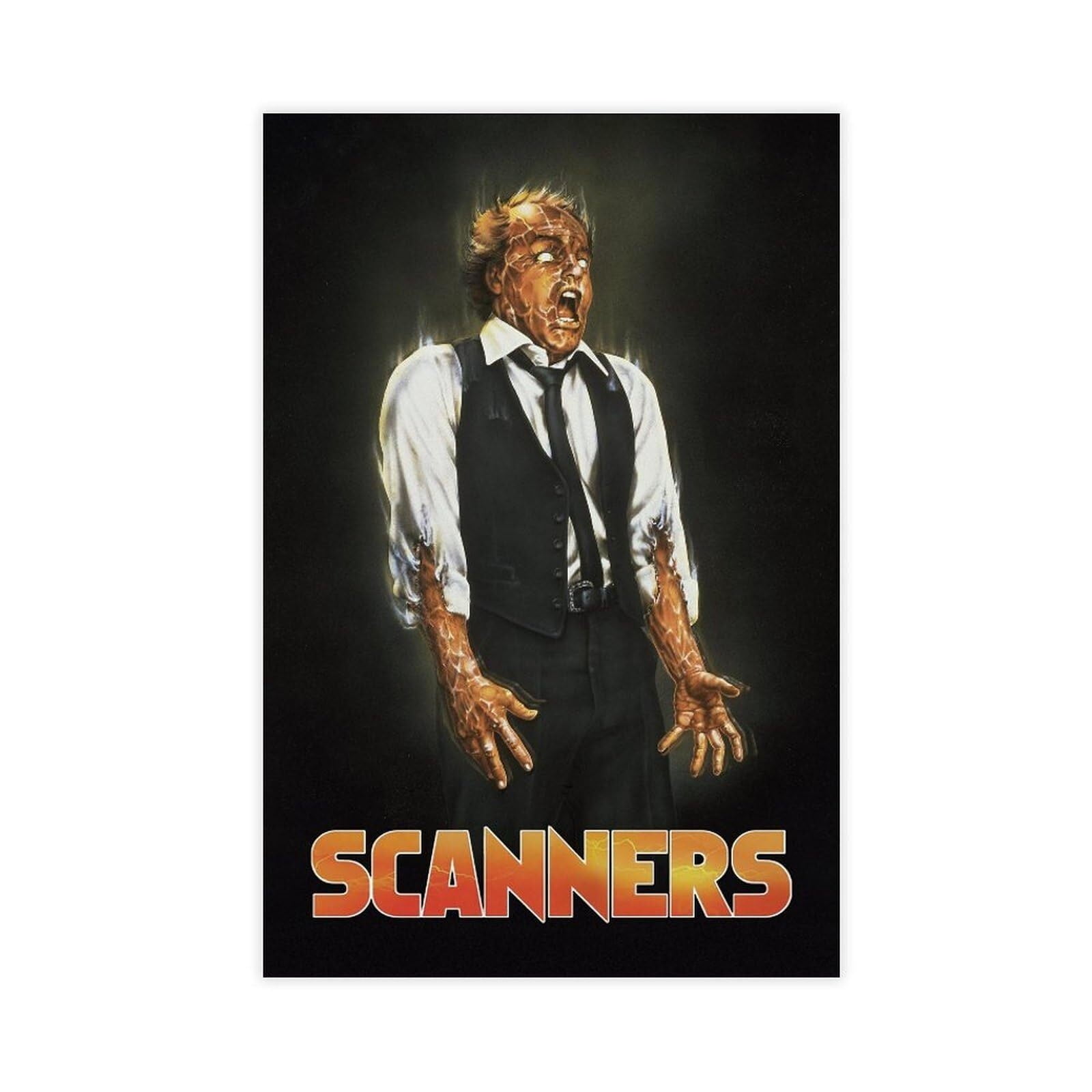 Scanners Old Movie Poster 90s Classic Canvas Poster Wall Art Decor ...