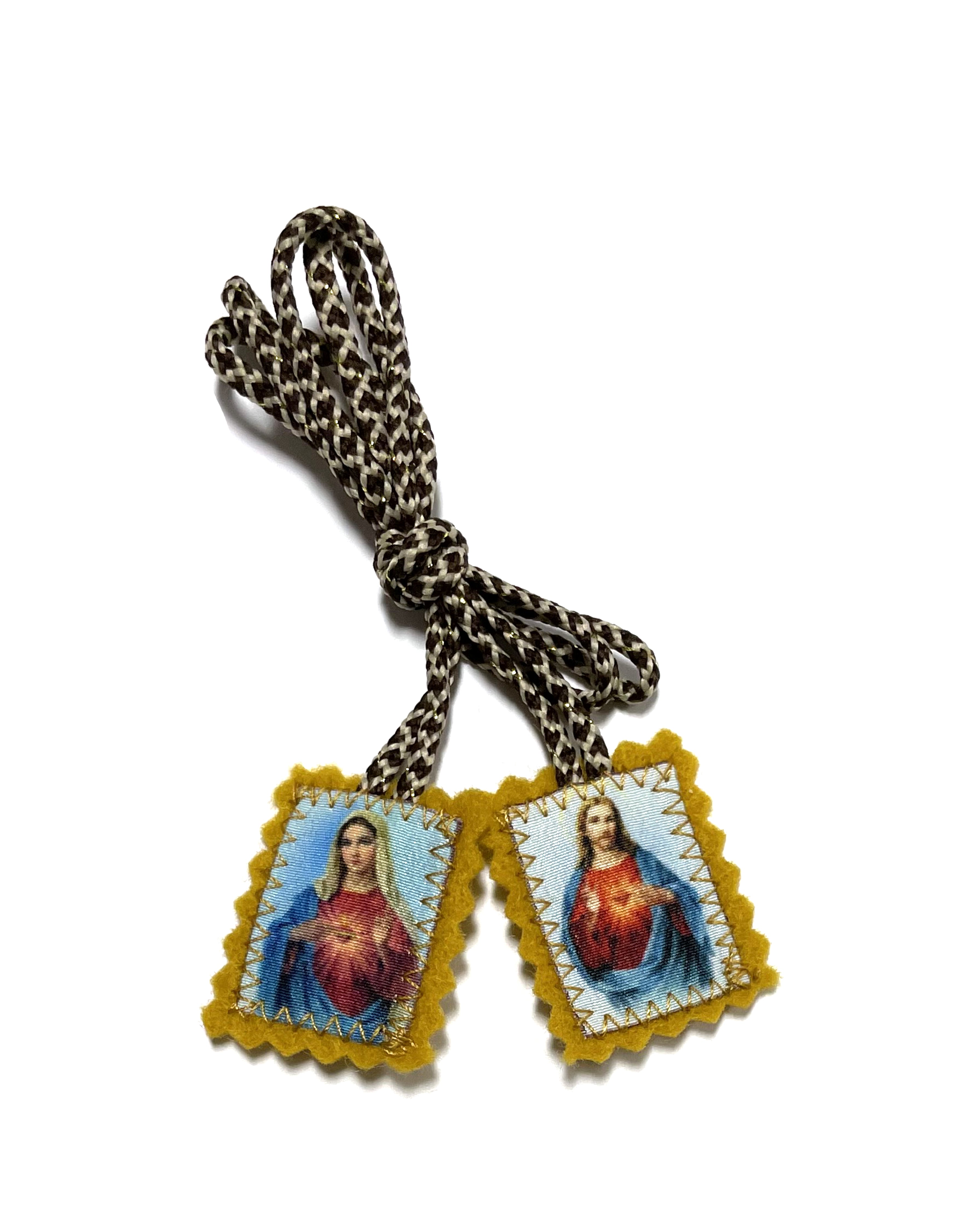 Scapular of the Sacred Heart of Jesus and Mary. Escapulario del Sagrado ...