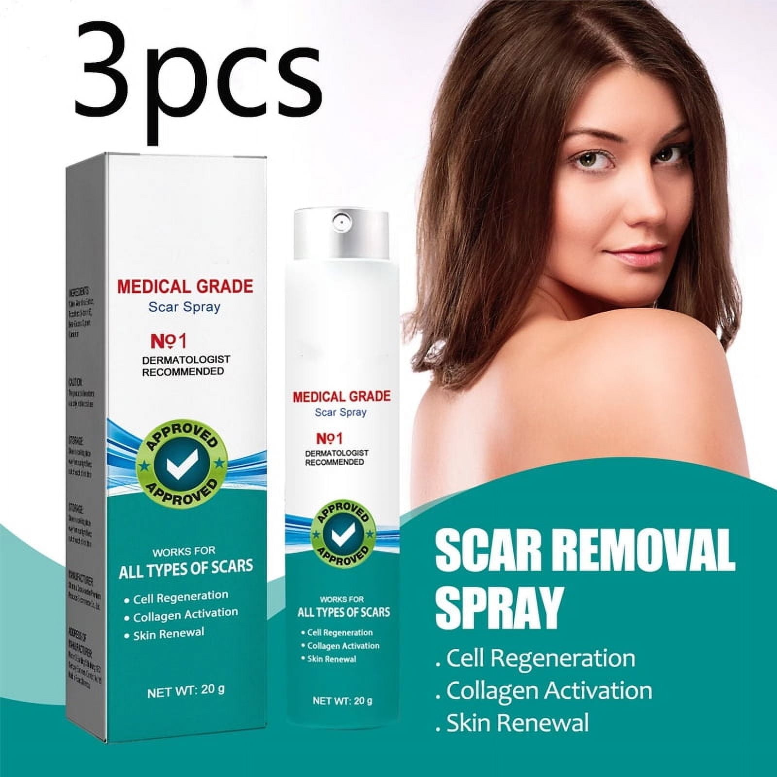 Scar Care Spray Medical Grade Scar Removal Spray, for all types of ...