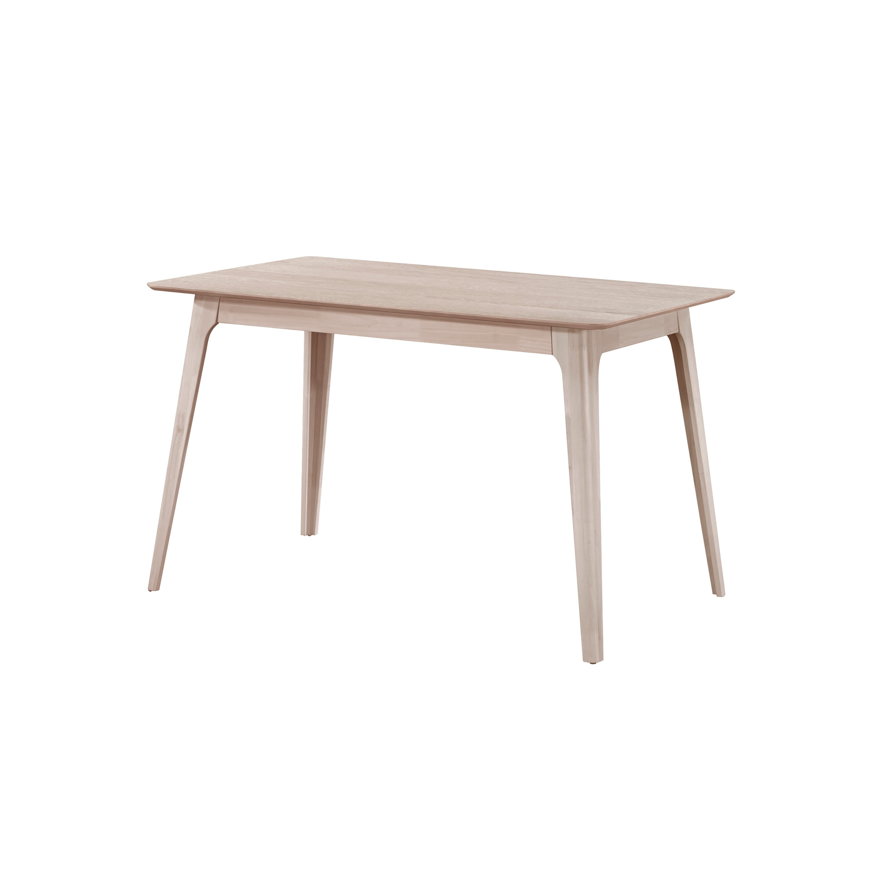 Scar Counter Height Table with Tapered Legs, Whitewashed Wood 59 Inch ...