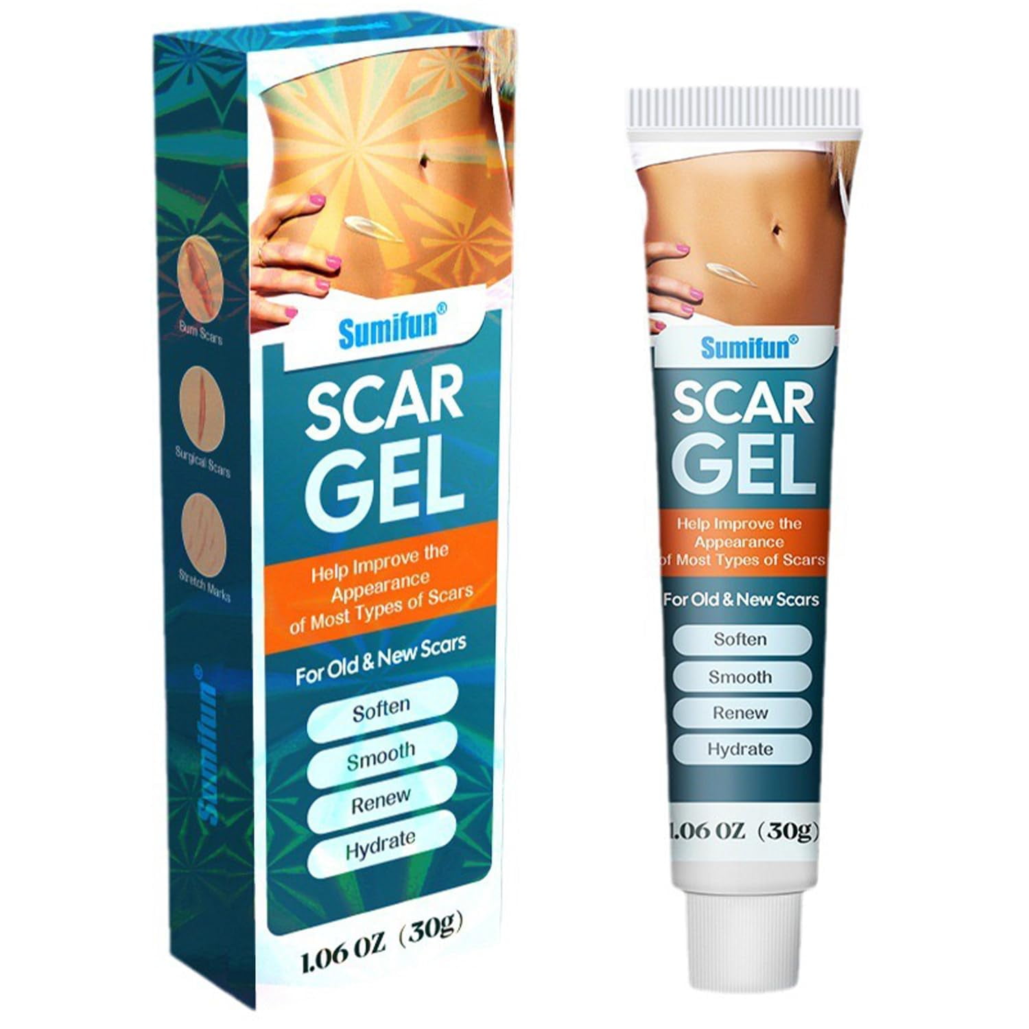 Scar Cream,Advanced Scar Gel,Silicone Scar Gel,Scar Removal Cream For ...