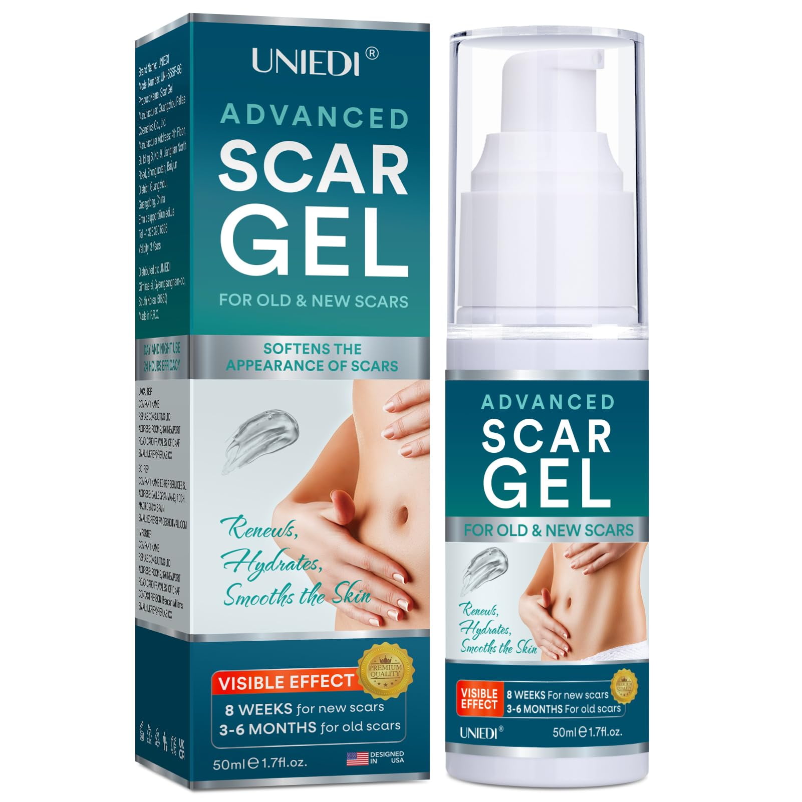 Scar Gel, Scar Cream, IRF13 Advanced Scar Gel for Surgical Scars, Scar ...