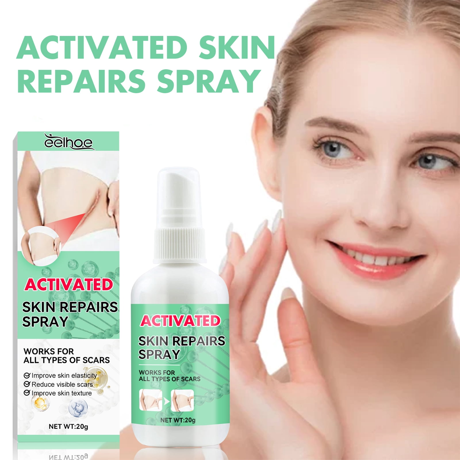 Scar Reducing Skin Repair Spray, Scar Reducing Scars, Pregnancy Surgery ...