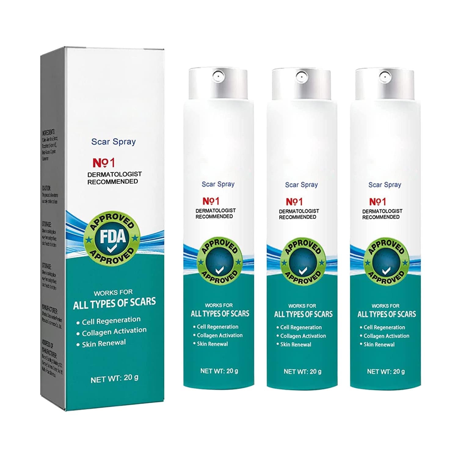 Scar Remove Medical Grade Scar Spray, Scar Removal Spray for All Types ...