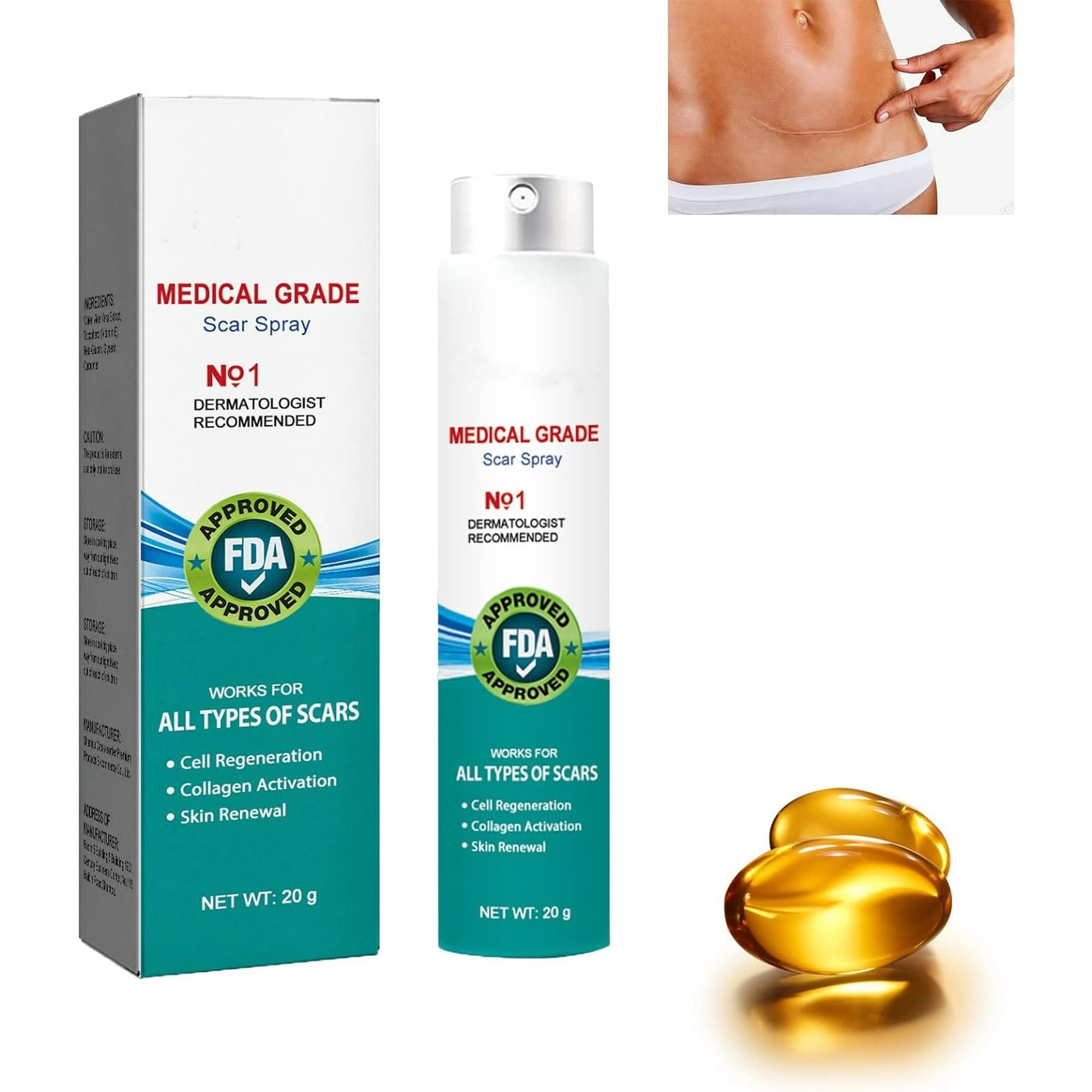 Scar Remove, Scar Spray for All Types of Scars, Scar Removal Spray ...