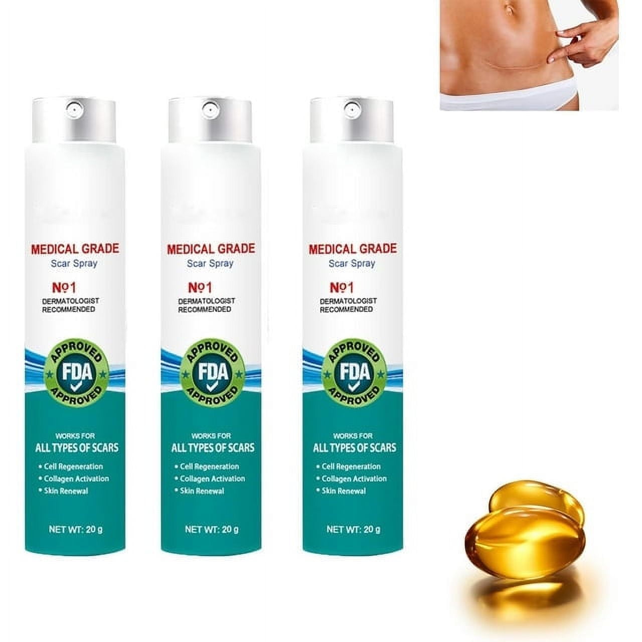 Scar Remove, Scar Spray for All Types of Scars, Scar Removal Spray ...