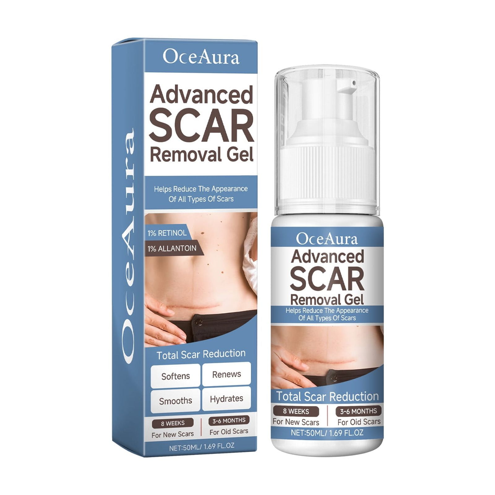 Scar Repair Gel for Soothing and Smoothing Skin, Ideal for Surgery ...