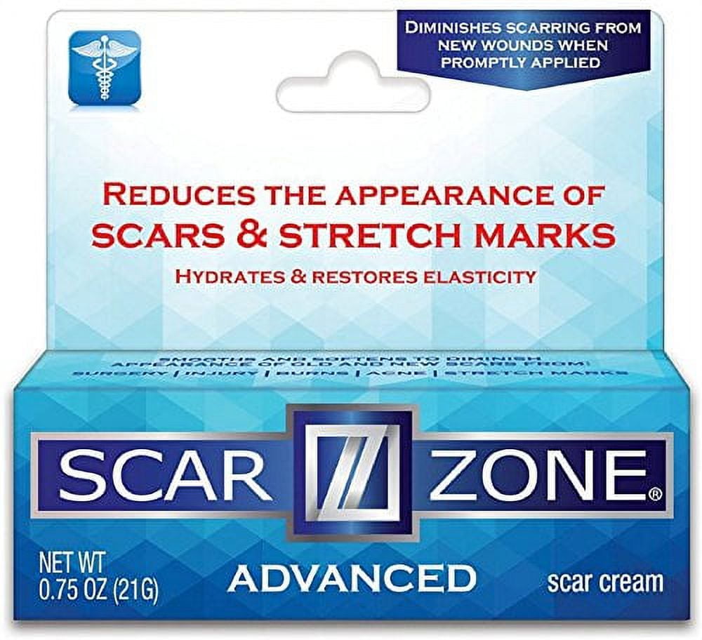 Scar Zone Advanced Scar Treatment Cream, Skin Care Remover, 0.75 oz ...
