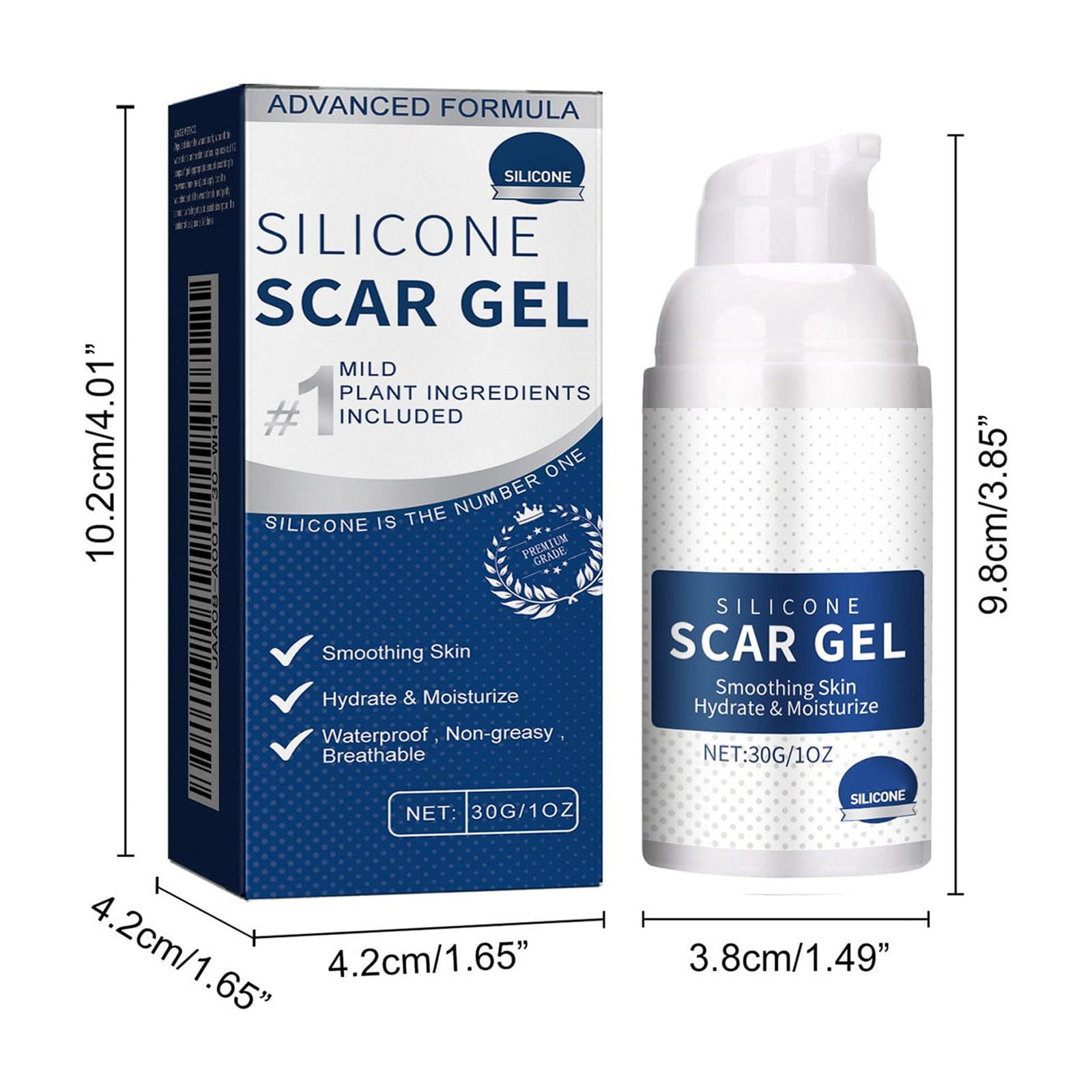 Scar repair gel*1 Silicone Scar Gel Scar Advanced Scar Gel For Surgical ...