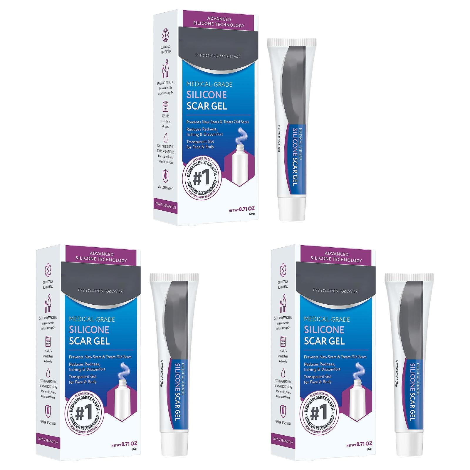 ScarAway 100% Medical Grade Silicone Scar Gel for Face Body Keloid ...