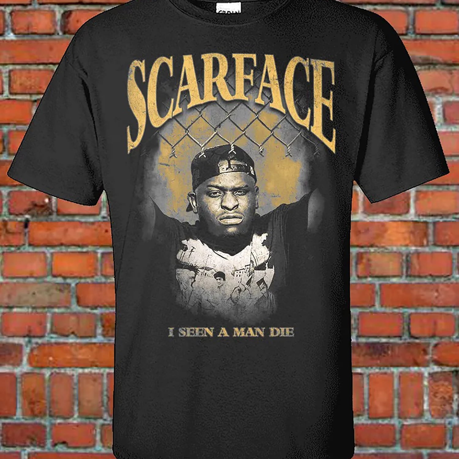 ScarFace 90s Style Bootleg Vintage Rap Tee Hip-Hop Classic - Walmart.com