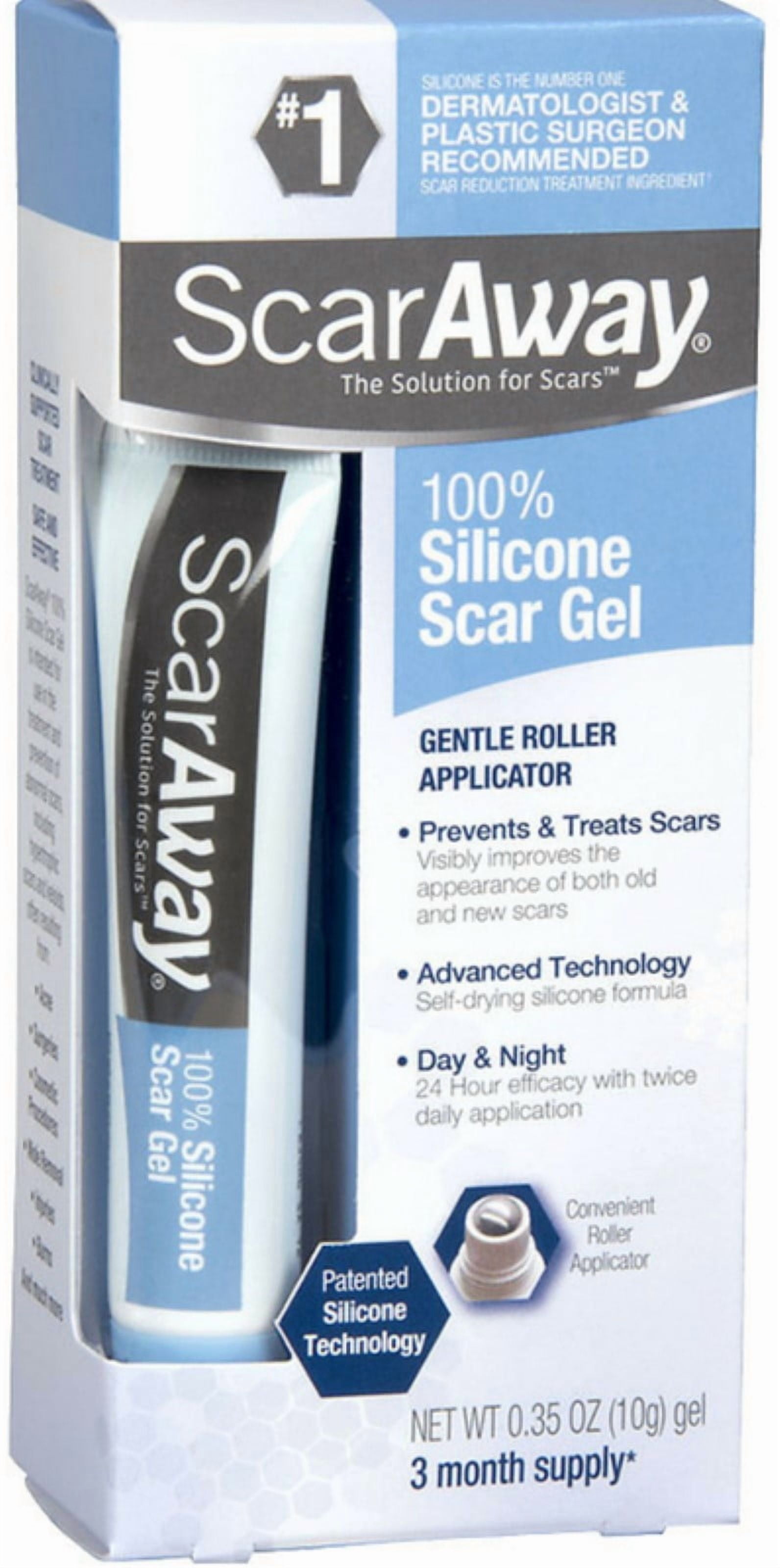 Scaraway 100% Silicone Scar Gel .35 oz - Walmart.com