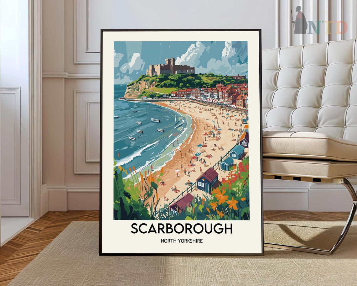 Scarborough Poster, Scarboroughscarborough Print, Scarborough Photo ...