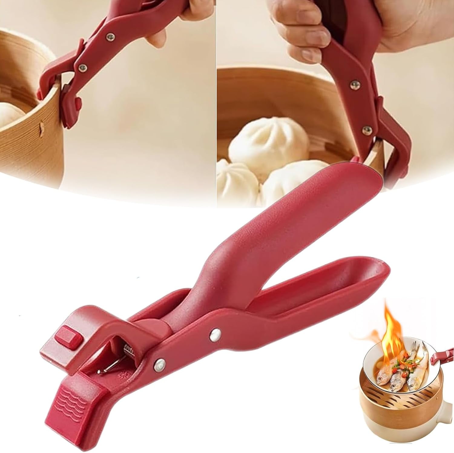 Scarcelye Hot Plate Gripper, Anti Scald Hot Plate Grippers, Multi Angle ...